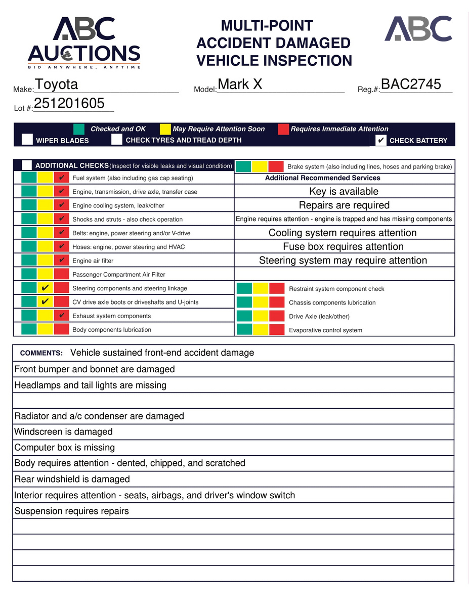 2007 Toyota Mark X Sedan