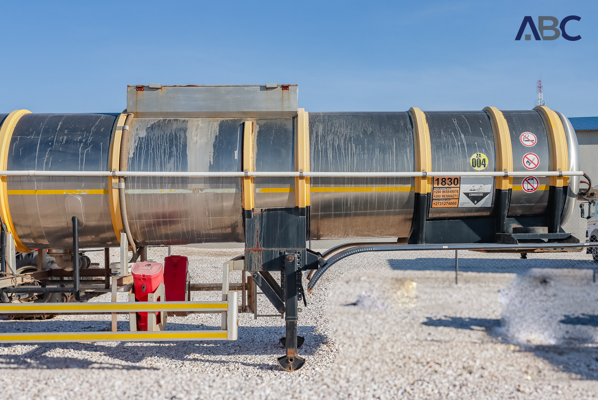 2018 GRW 22,500L Tridem Semi Stainless Steel Acid Tanker