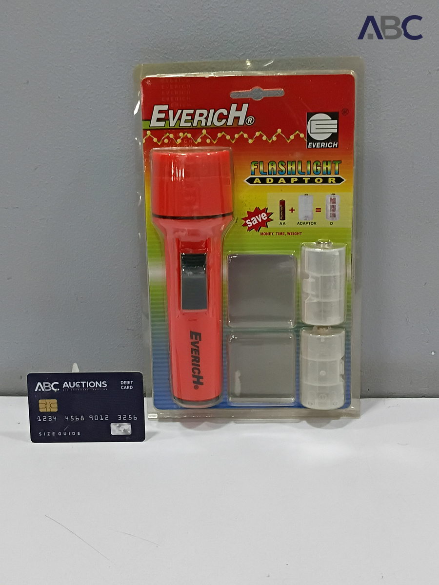 Everich Flashlight with Battery Adaptor