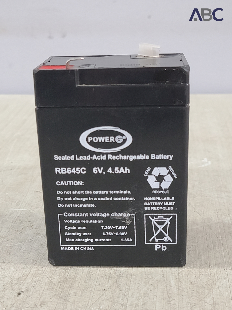 Set of Three Rechargeable Lead Acid Batteries
